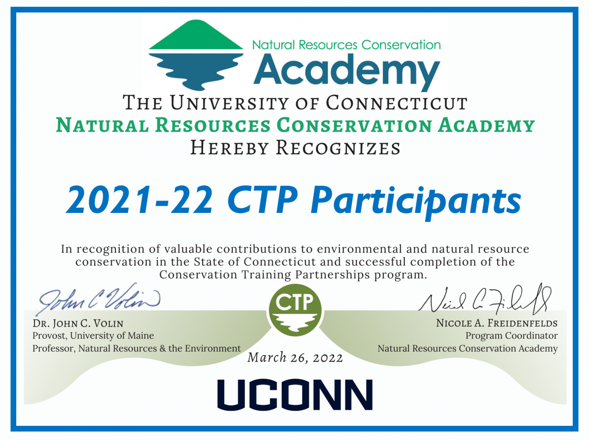 Celebrating our Final CTP Cohort | Natural Resources Conservation ...